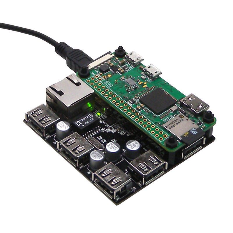 MakerSpot 5-Port Stackable USB Docking Hub for Raspberry Pi Zero V1.3 – LeoForward Australia