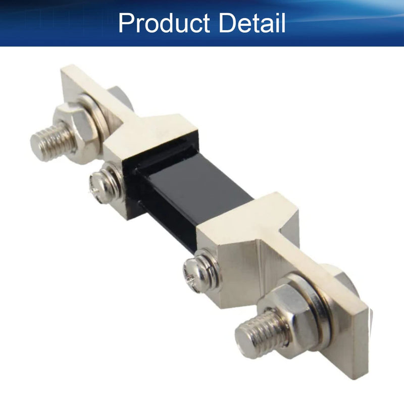 Heyiarbeit DC Current Meter Shunt Resistor 200A 75mV for DC Ammeter An ...