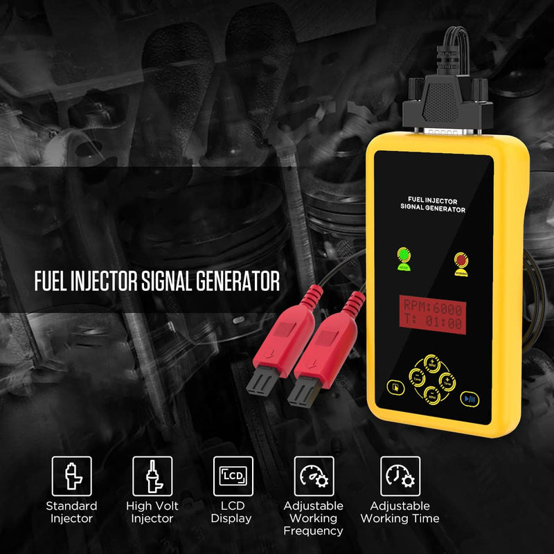 QPKING Car Fuel Injector Signal Generator,GDI Fuel Injection System ...