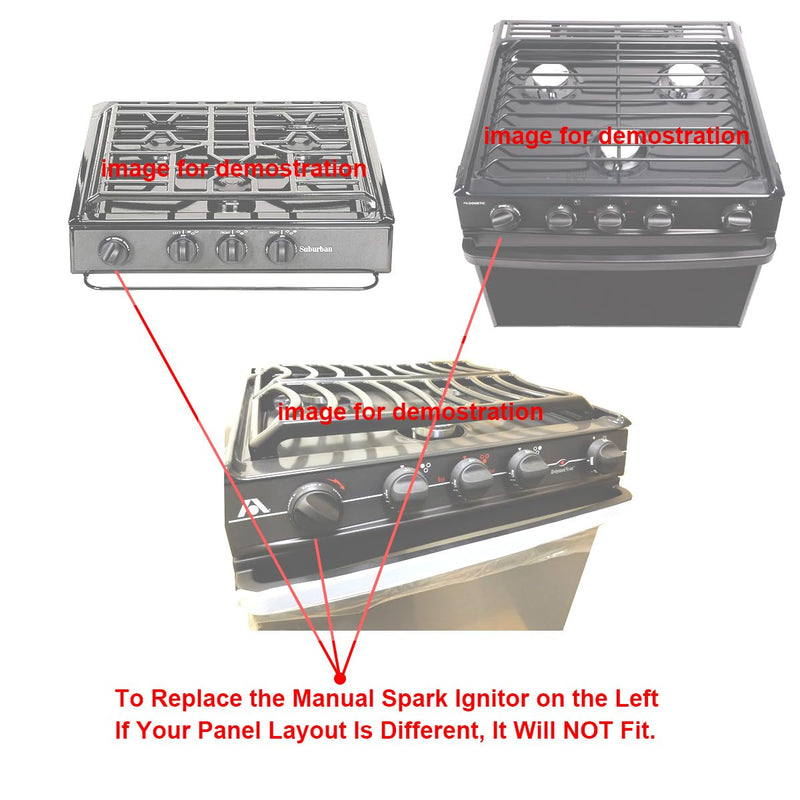 Piezo Ignitor Kit for Atwood,Wedgewood,Dometic,Suburban,Magic Chef 3-B ...
