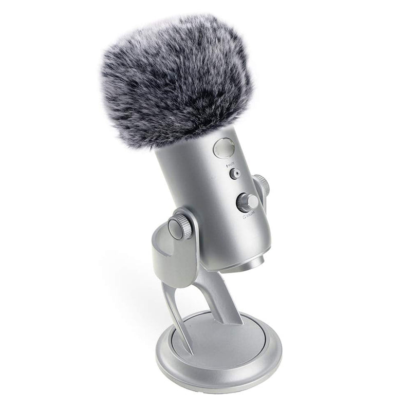 SUNMON Microphone Furry Windscreen Muff, Perfect Mic Pop Filter Mask S ...