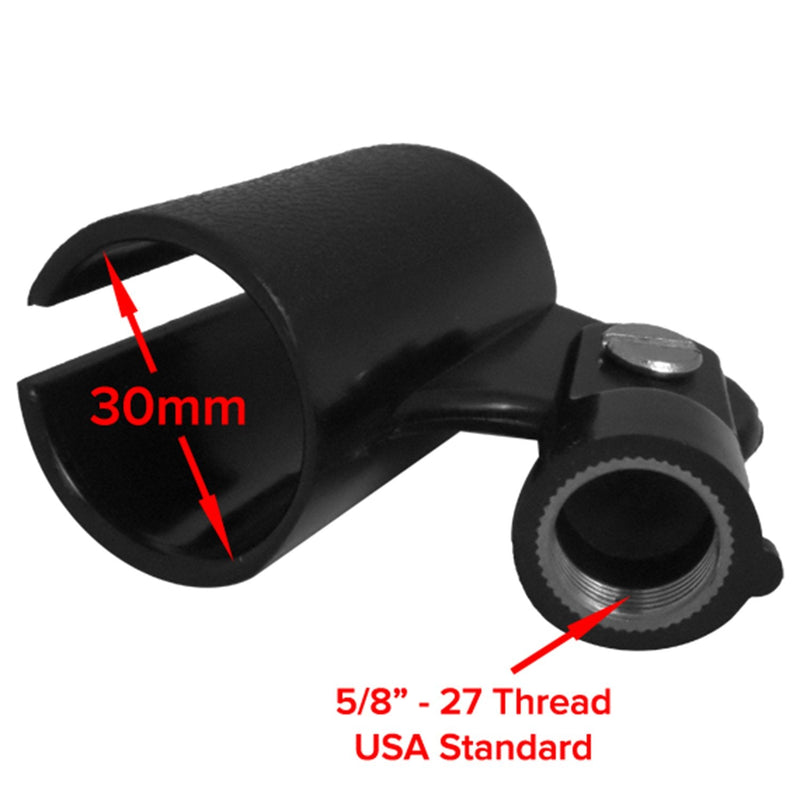 Performance Plus SM58 Style Tapered Barrel Black Plastic Microphone Ho ...