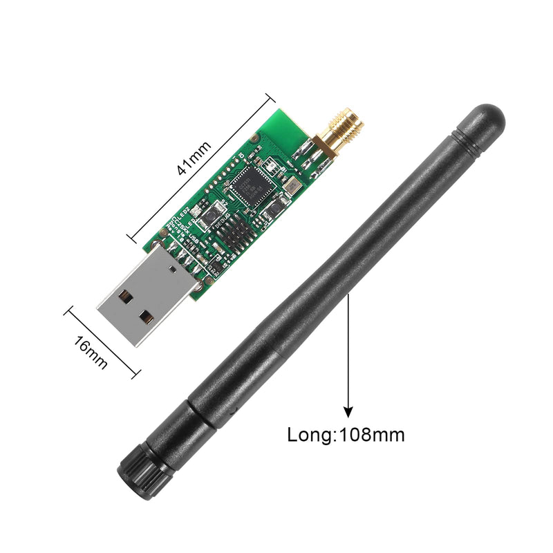 AITIAO 2Pcs Zigbee CC2531 Sniffer USB Dongle Bluetooth 4.0 Wireless Zi ...