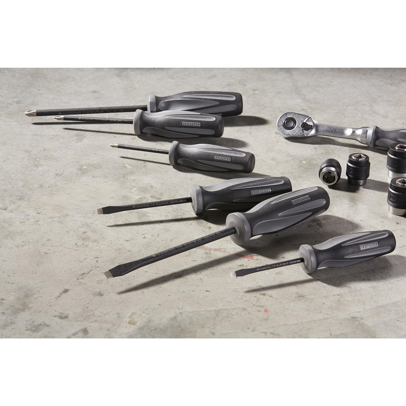 Craftsman Extreme Grip 6-piece Diamond Tip Screwdriver Set | LeoForward ...